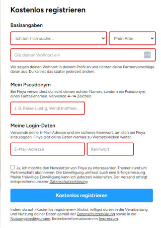 Finya im Test Mai 2026 - Nur Fakes oder echte Dates?