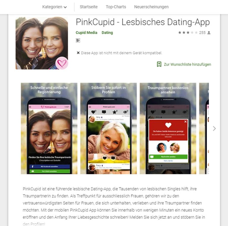 PinkCupid Test Juli 2025 - Lesbische Frauen kennenlernen? - ZU-ZWEIT.de